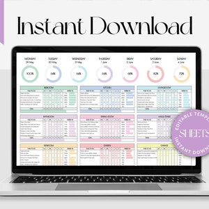 Deep Cleaning Checklist for Google Sheets, Weekly Cleaning Schedule ...