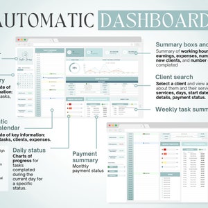Cleaning Business CRM: Client & Task Tracker Google Sheets Template - Etsy