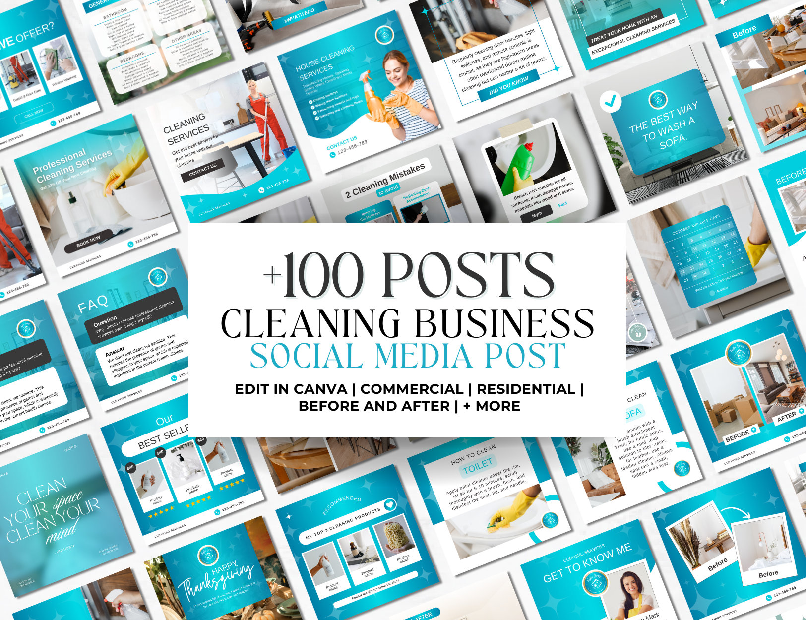 Cleaning Business Instagram Templates Cleaning Service Instagram Post ...