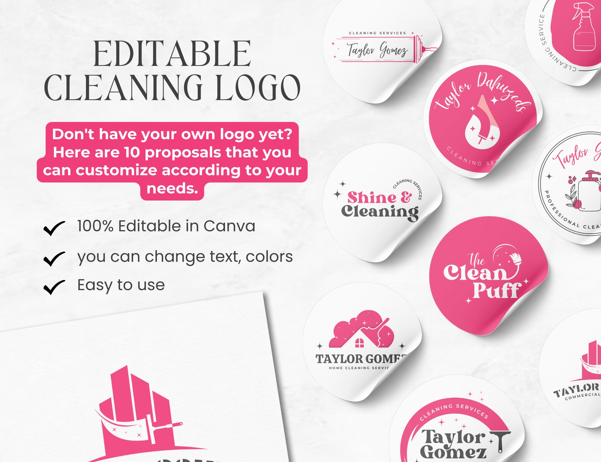 Cleaning Business Bundle, Cleaning Forms, Logo, Service Agreement ...