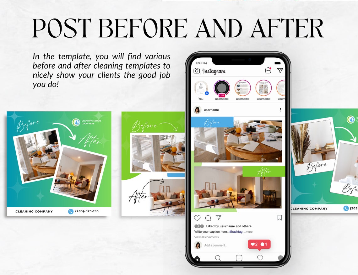 Cleaning Business Social Media Cleaning Service Instagram Post ...