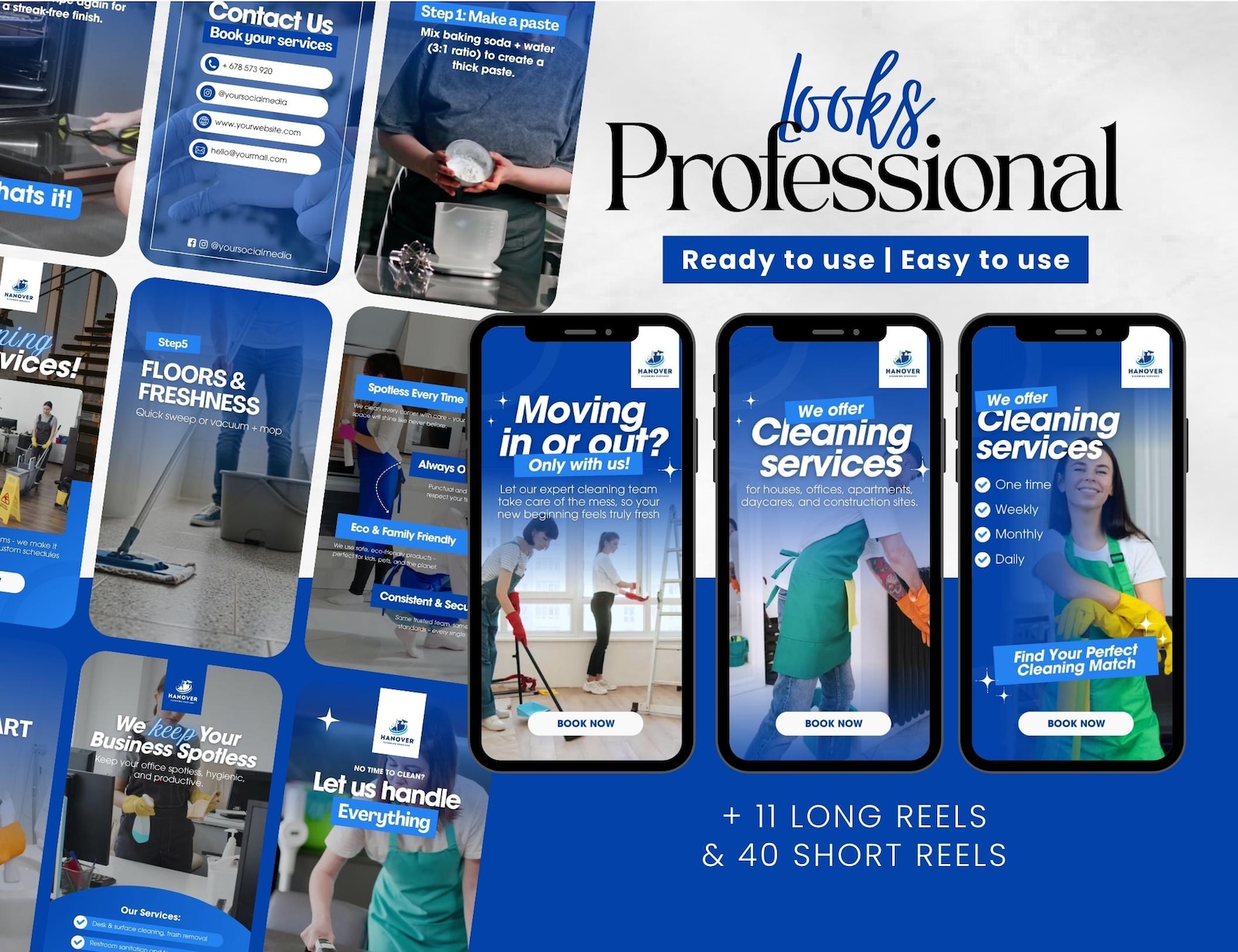 Cleaning Business Video Reels Templates, Cleaning Services Reels ...
