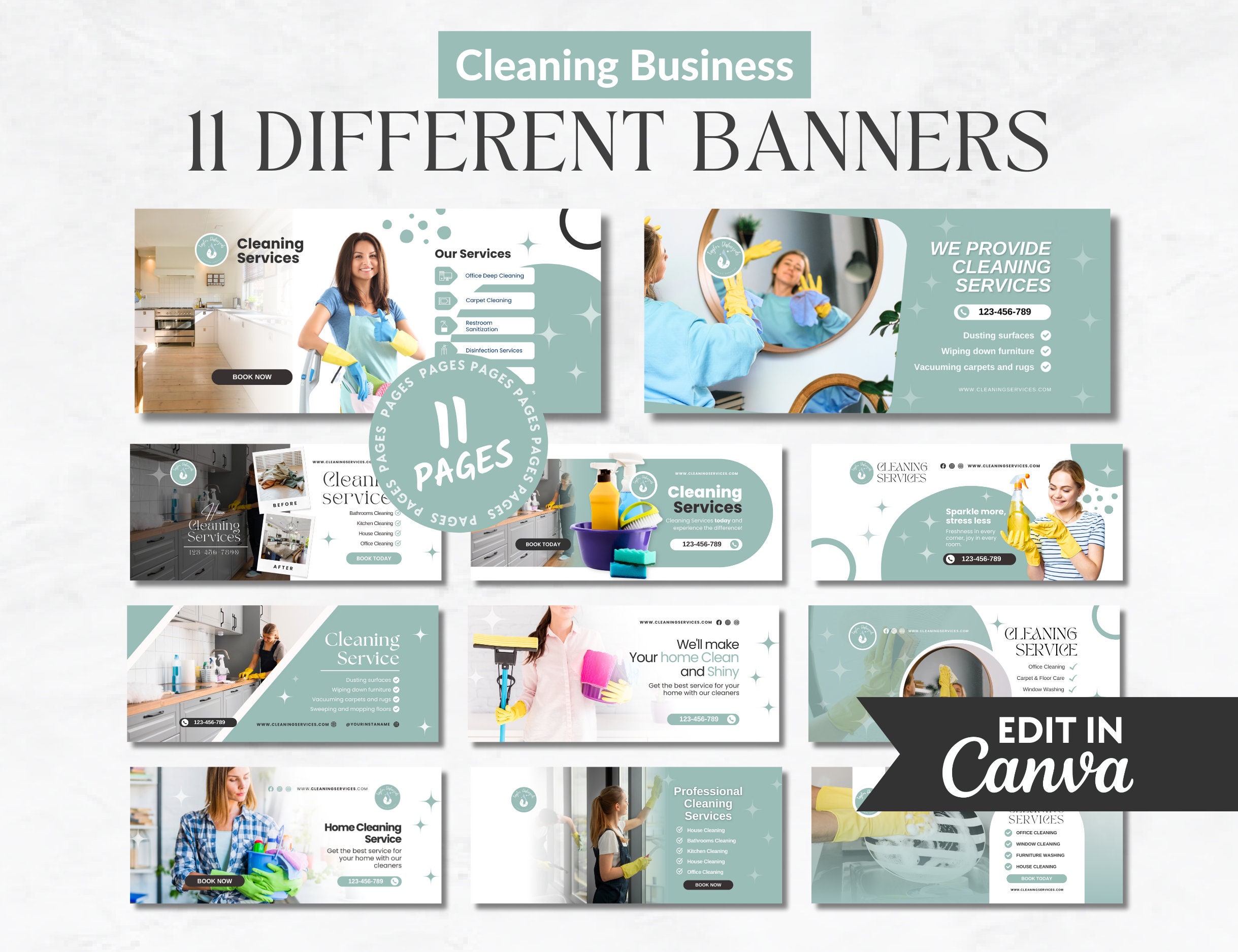 Cleaning Business Facebook Cover Photo Bundle Cleaning Services ...