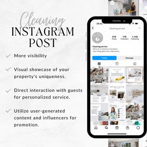 Cleaning Business Instagram Templates | 150 Cleaning Service Instagram ...
