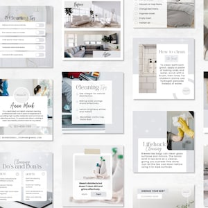 Cleaning Business Instagram Templates | 150 Cleaning Service Instagram ...