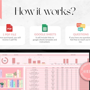 Reading Log: Google Sheets Book Tracker (digital Download) - Etsy