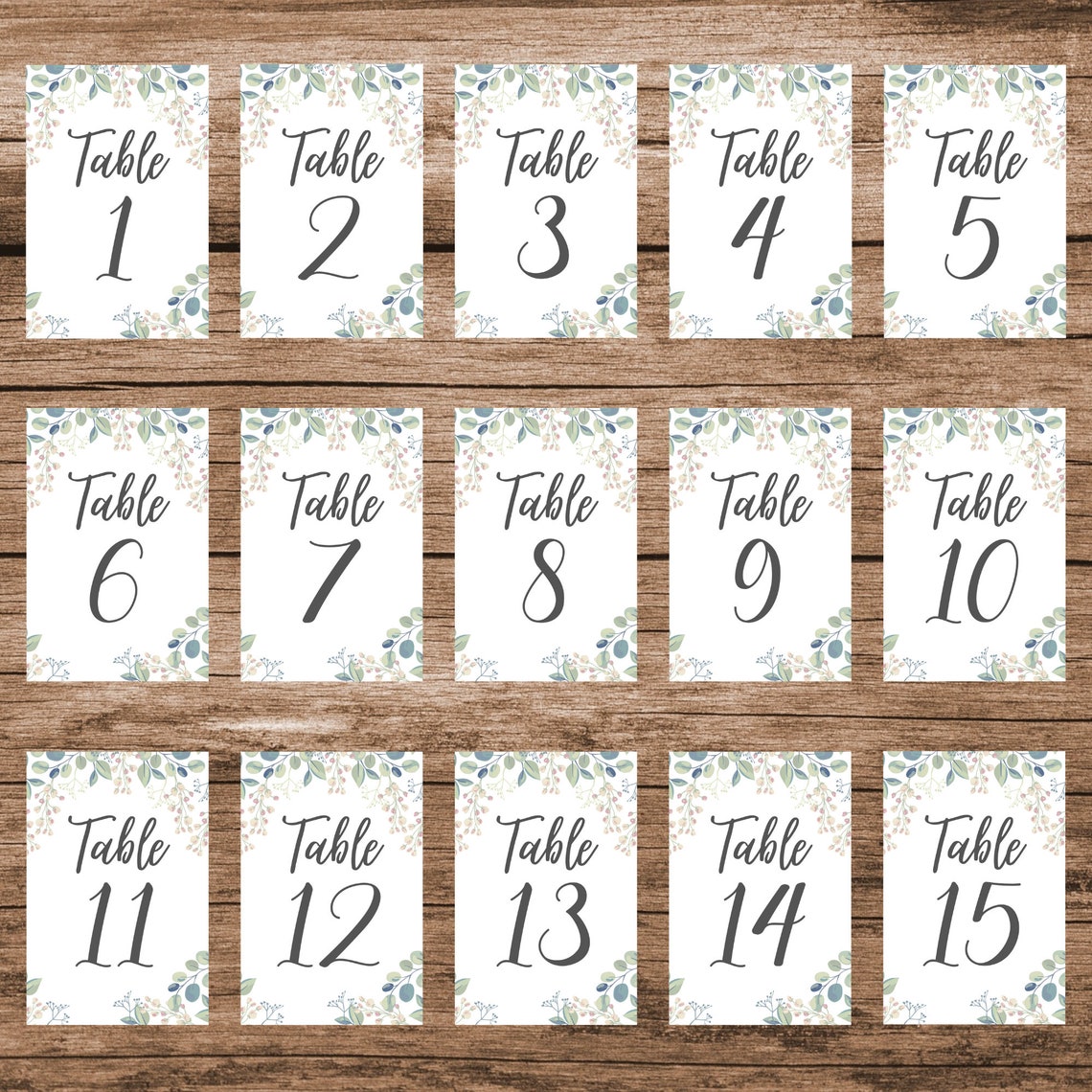 Números de mesa imprimibles, Números de mesa, Números de mesa de boda ...