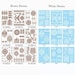 Temporary Henna Mendi Sticker Tattoos Eid Diwali Nikkah Parties Mehendi ...