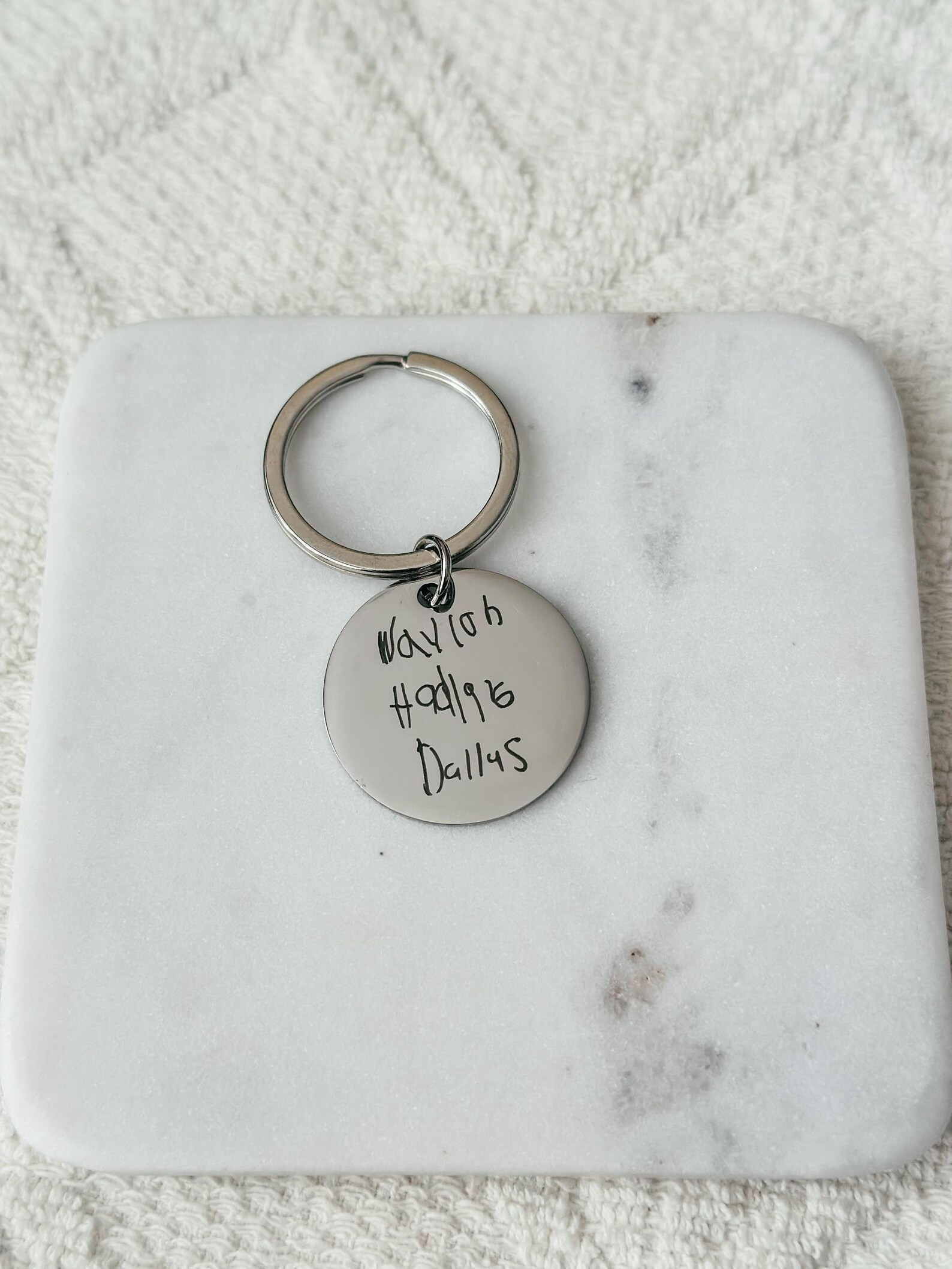 Actual Handwriting Keychain, Hand Drawn Keychain, Personalized Keychain ...