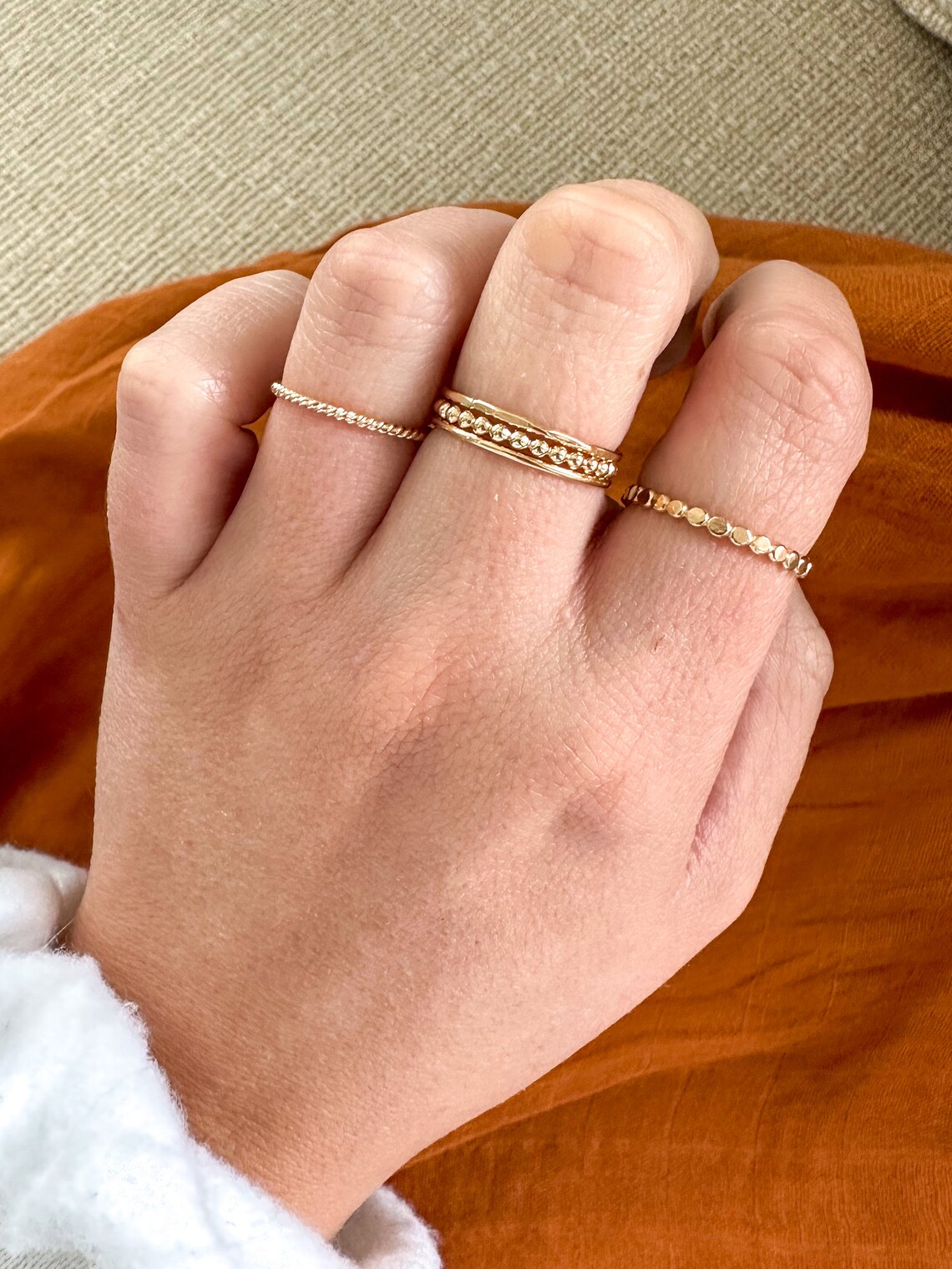 Stacking Rings, Dainty Rings, Minimal Rings, Gold Filled Rings ...