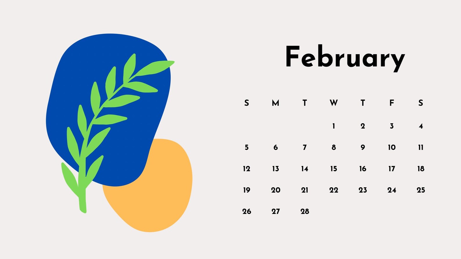 2023 Calendar, Printable, Minimalist Simple Calendar - Etsy