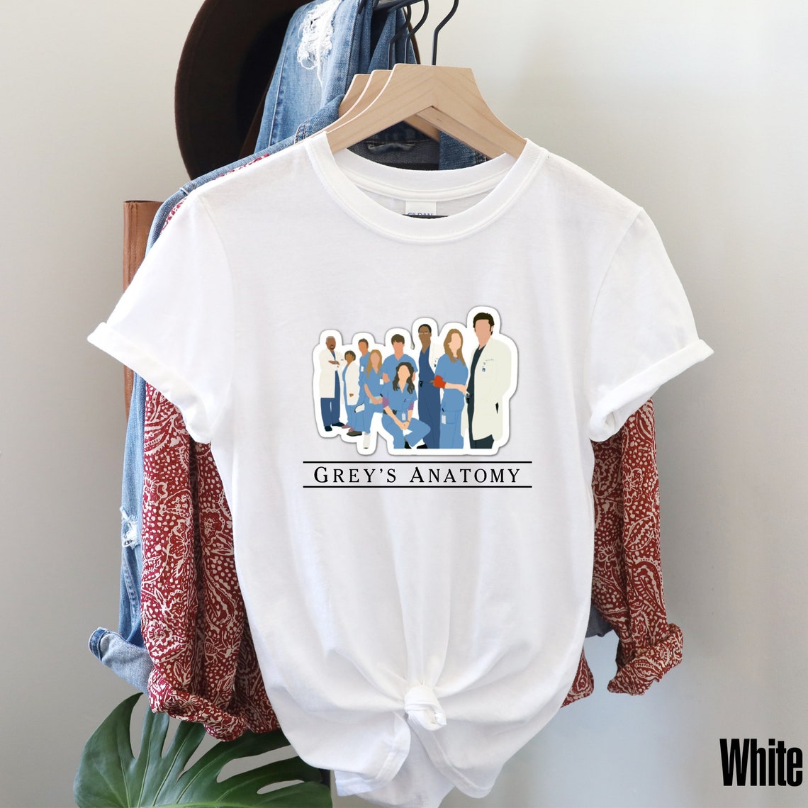 Grey's Anatomy Shirt, Greys Original Cast - Etsy