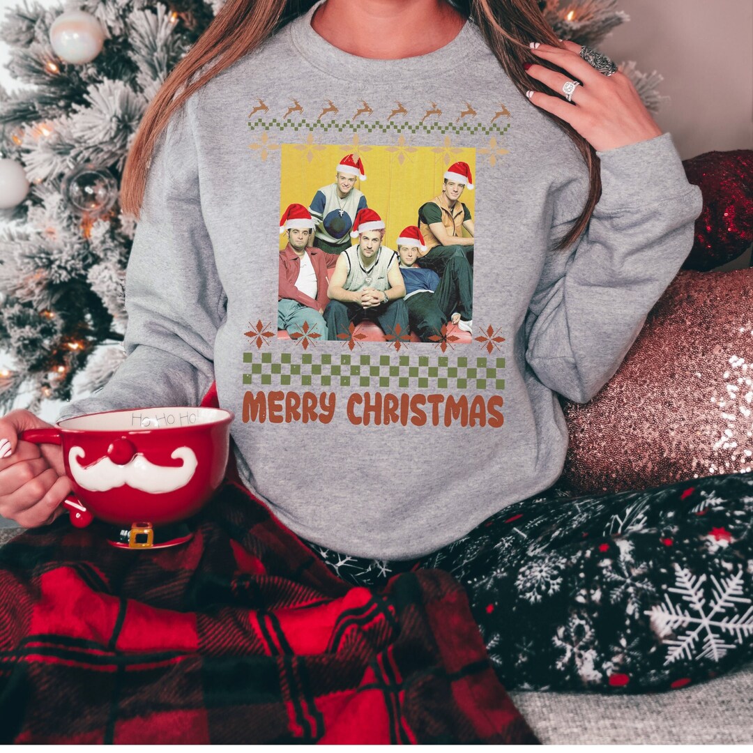 Nsync Christmas Sweater, Nsync Christmas Sweatshirt, Nsync Sweater ...