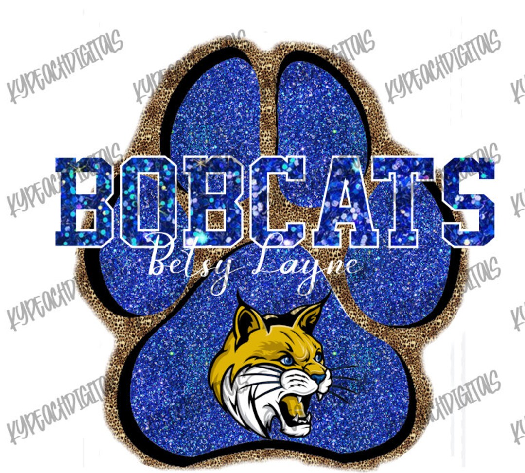 Betsy Layne Bobcats Paw Print Png Digital Download - Etsy