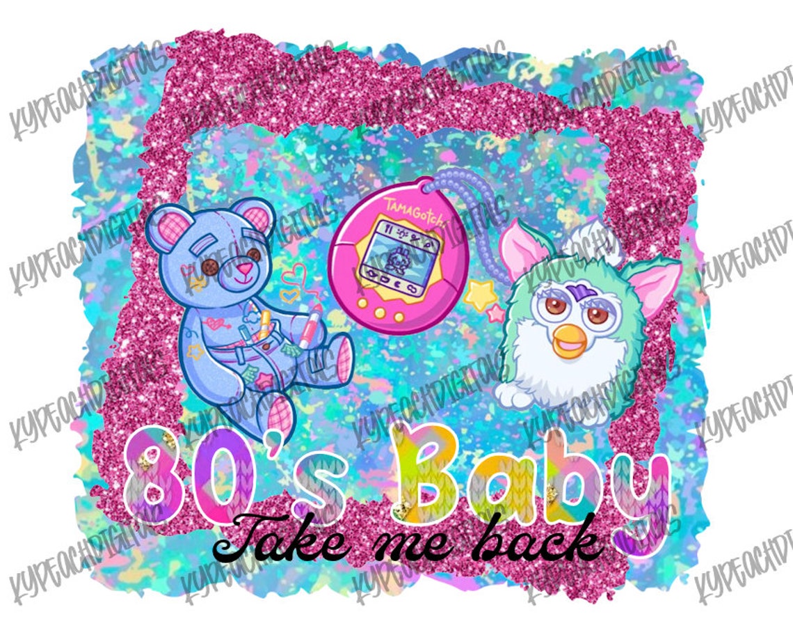 80's Baby Png Digital Download - Etsy