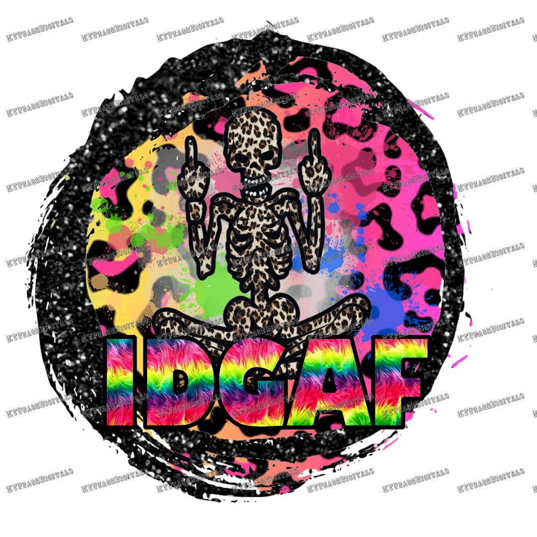 Idgaf Png Digital Download for Sublimation - Etsy UK