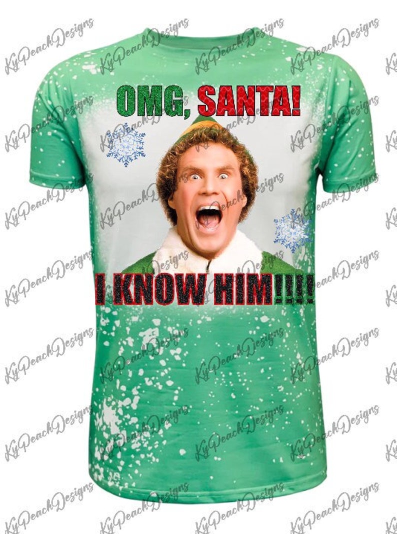 OMG SANTA I Know Him Png Digital Download File - Etsy
