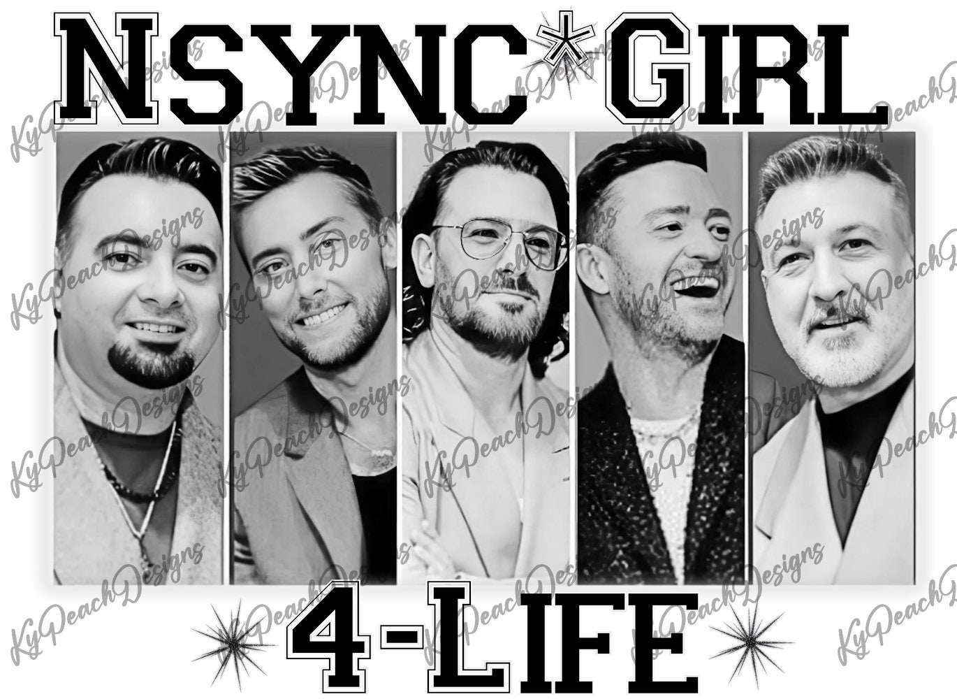 N*sync Png Digital Download File 2023 - Etsy