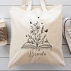 Personalized Book Club Tote Bag, Group Book Club Gift for Her, Women's ...