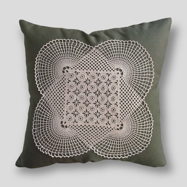 Vintage Lace Pillow - Etsy