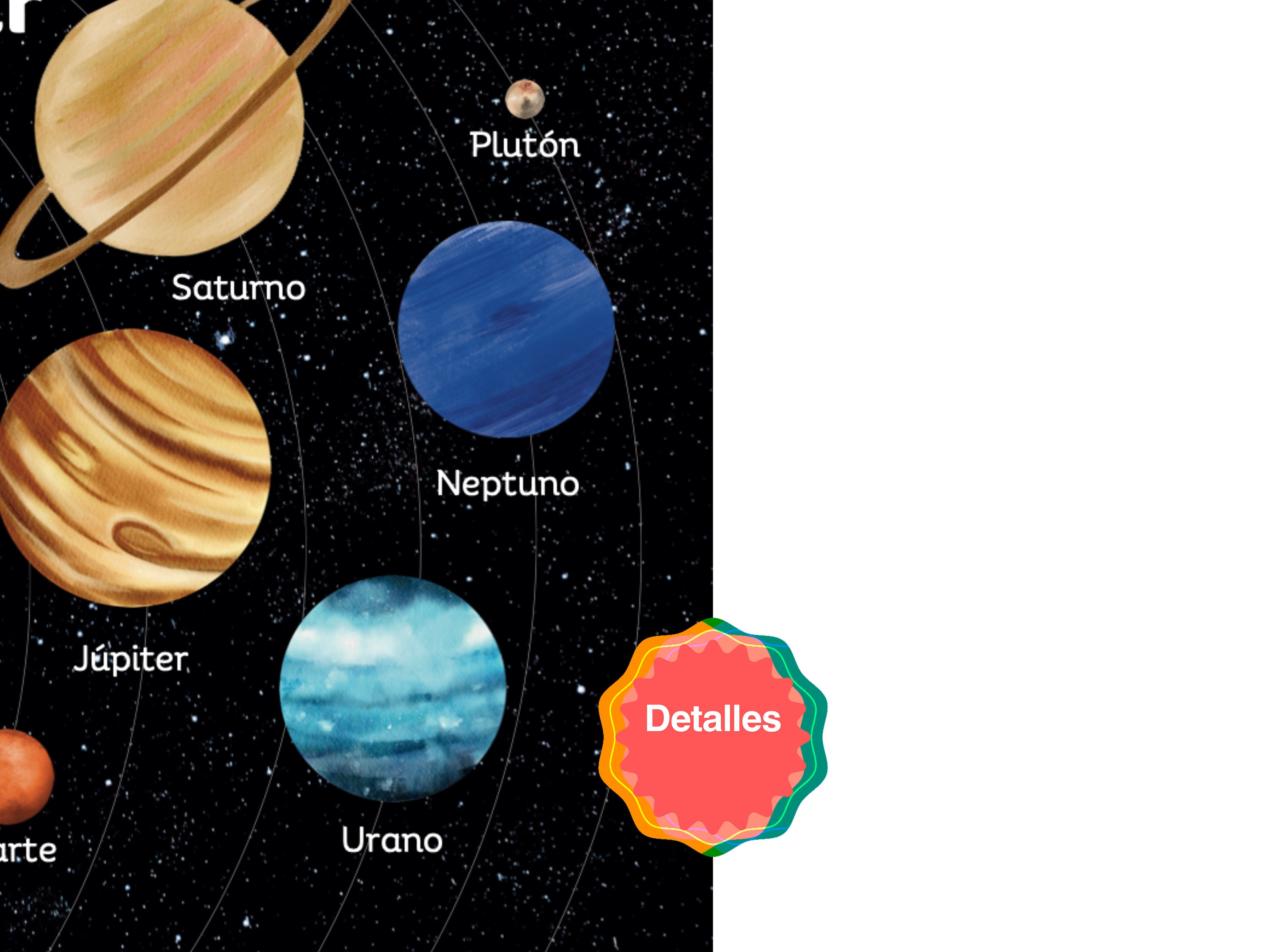 Sistema Solar Poster | Poster Planetas | Lámina Educativa Planetas ...