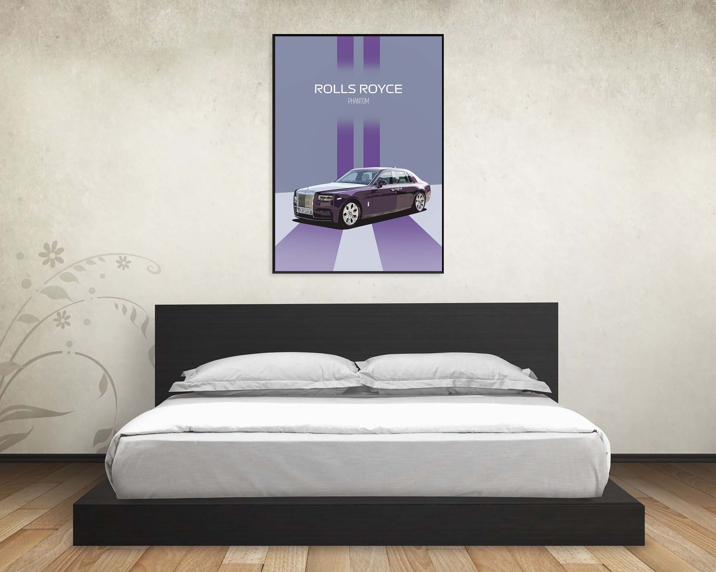 Rolls Royce Phantom Wall Art, Rolls Royce Poster, Printable Rolls Royce ...