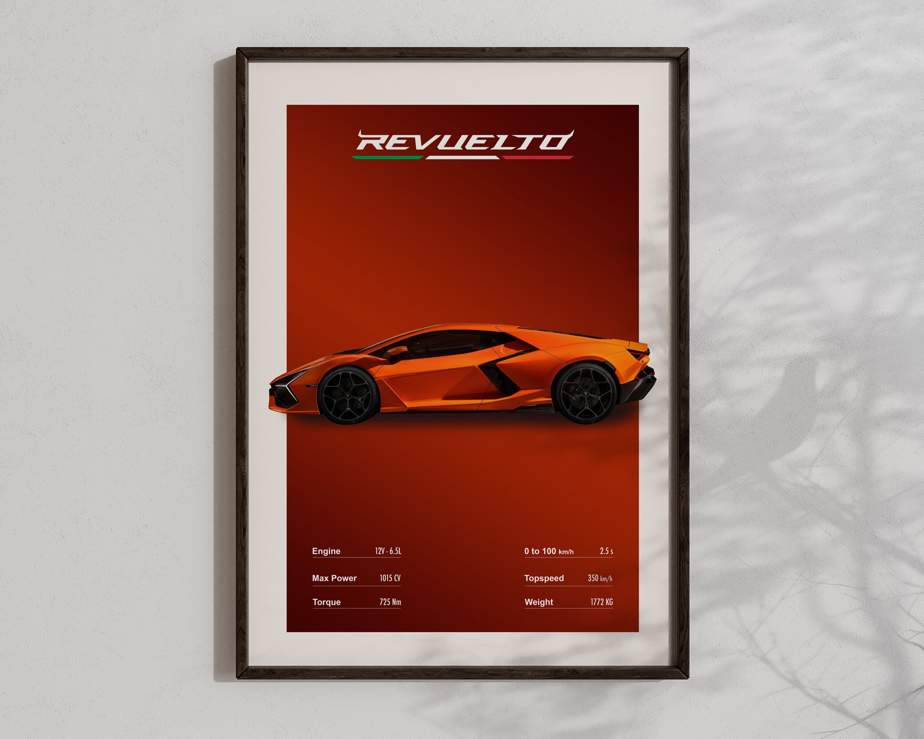 Lamborghini Revuelto Wall Art Automotive Home Posters Aesthetic Racing ...