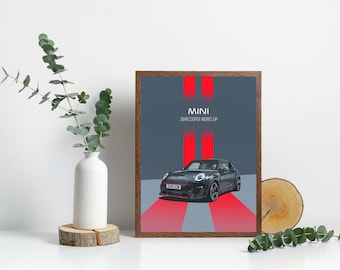 Mini Cooper S Wall Art - Etsy