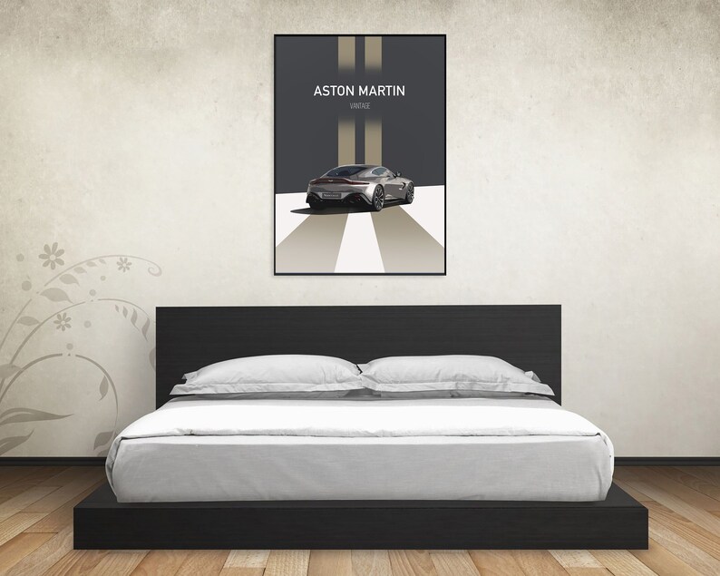 Printable Aston Martin Vantage Wall Art, Aston Martin Poster, Luxury ...