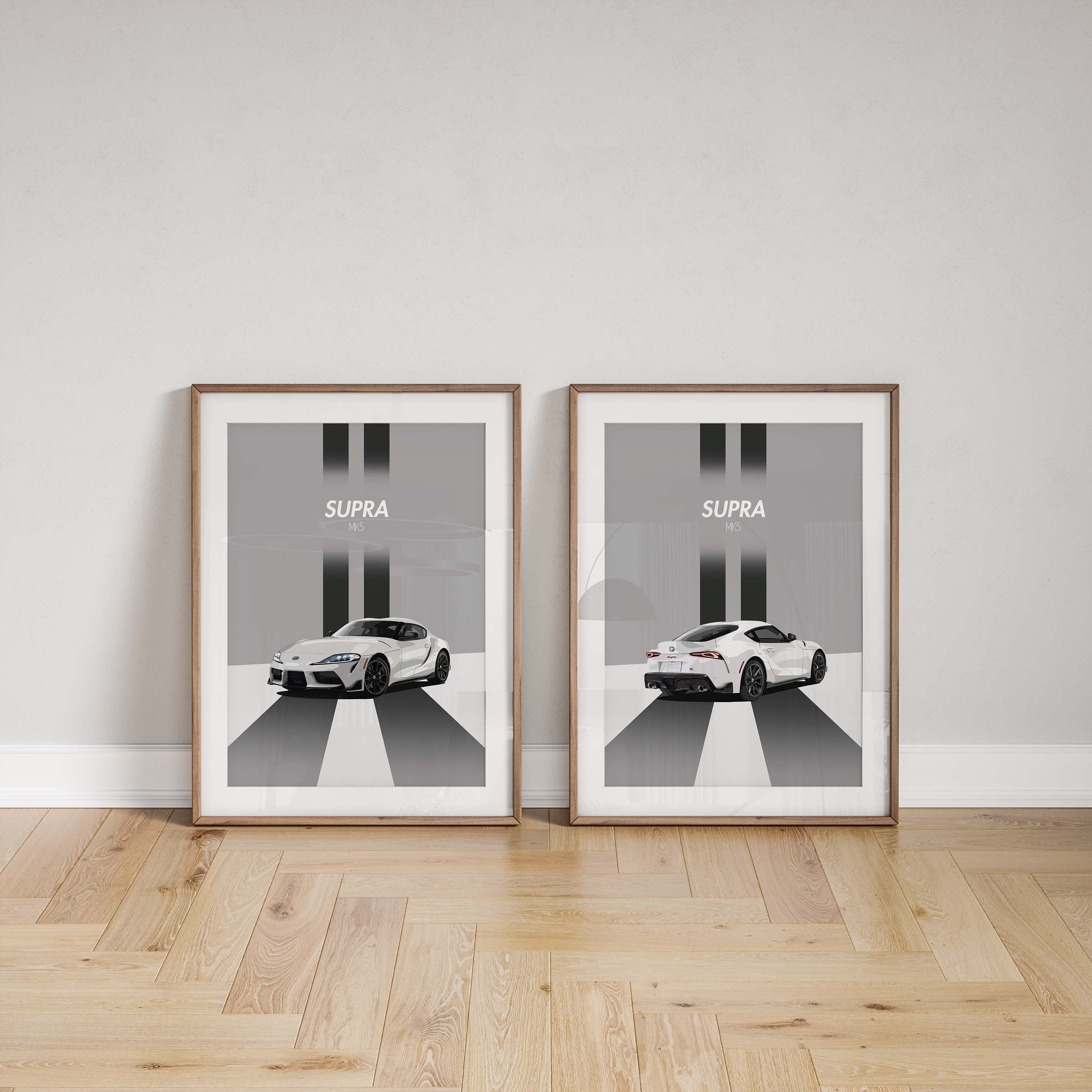 Printable Toyota Supra Poster, Toyota Supra Poster Bundle, Car Poster ...