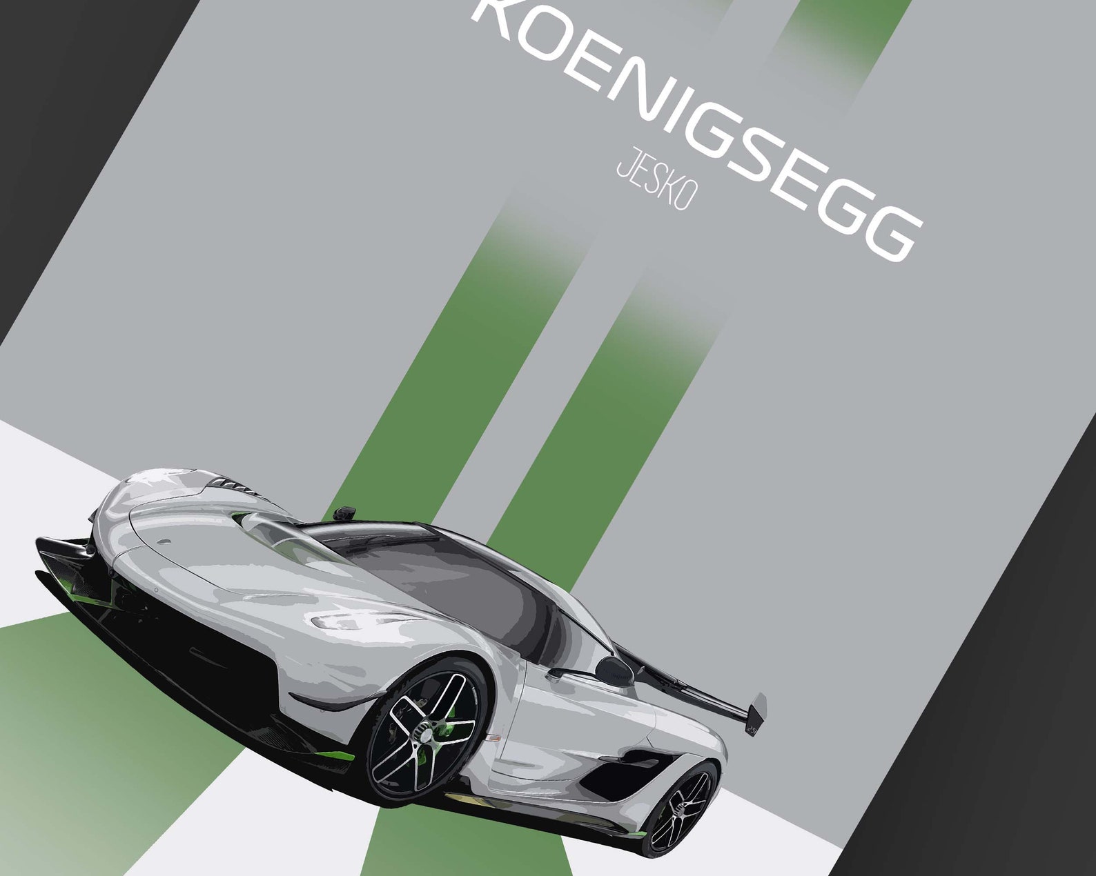 Printable Koenigsegg Jesko Wall Art, Koenigsegg Jesko Poster ...