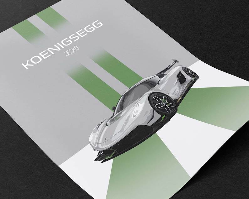 Printable Koenigsegg Jesko Wall Art, Koenigsegg Jesko Poster ...