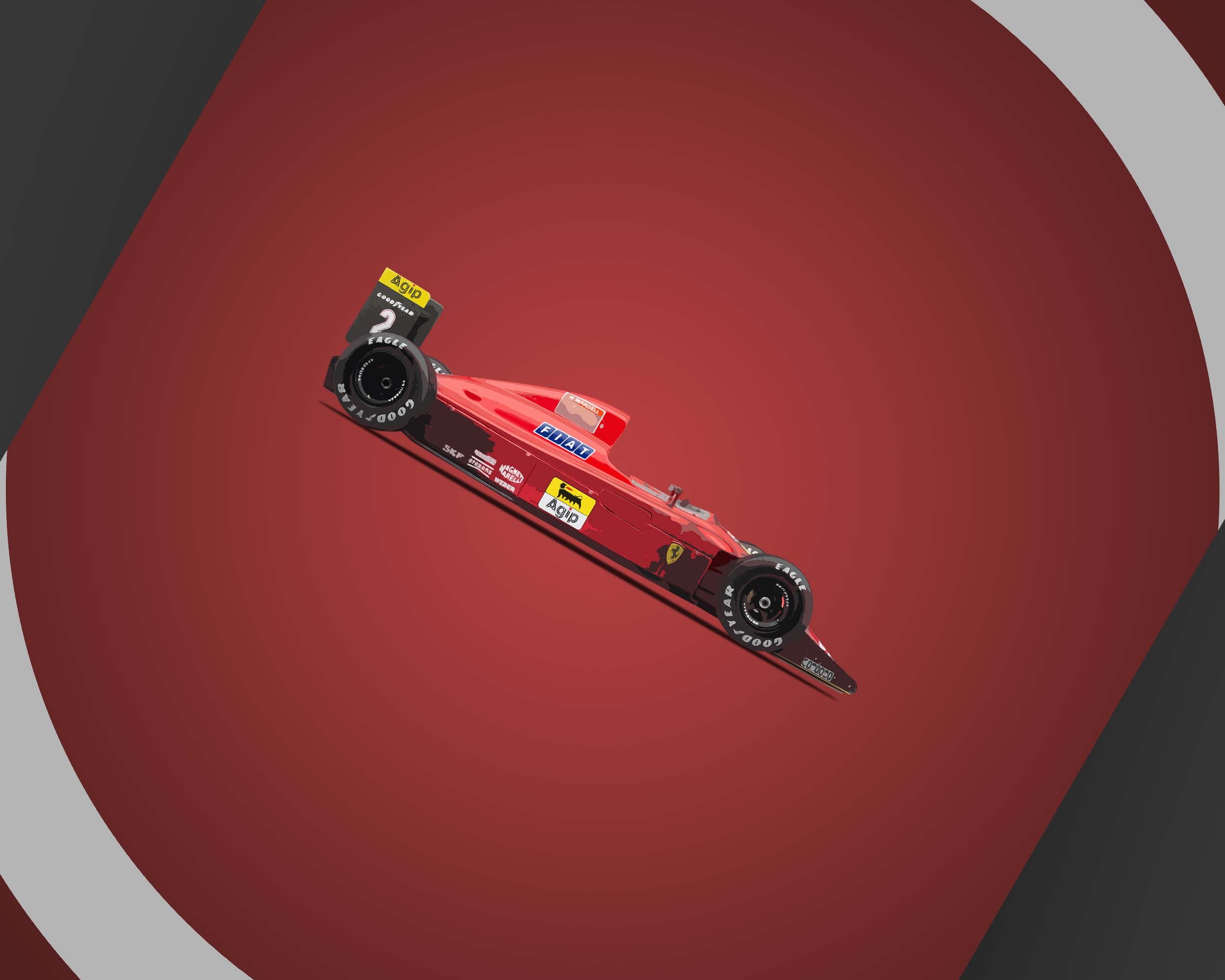 Printable Ferrari 641 Poster, Ferrari Race Car, Ferrari Decoration ...