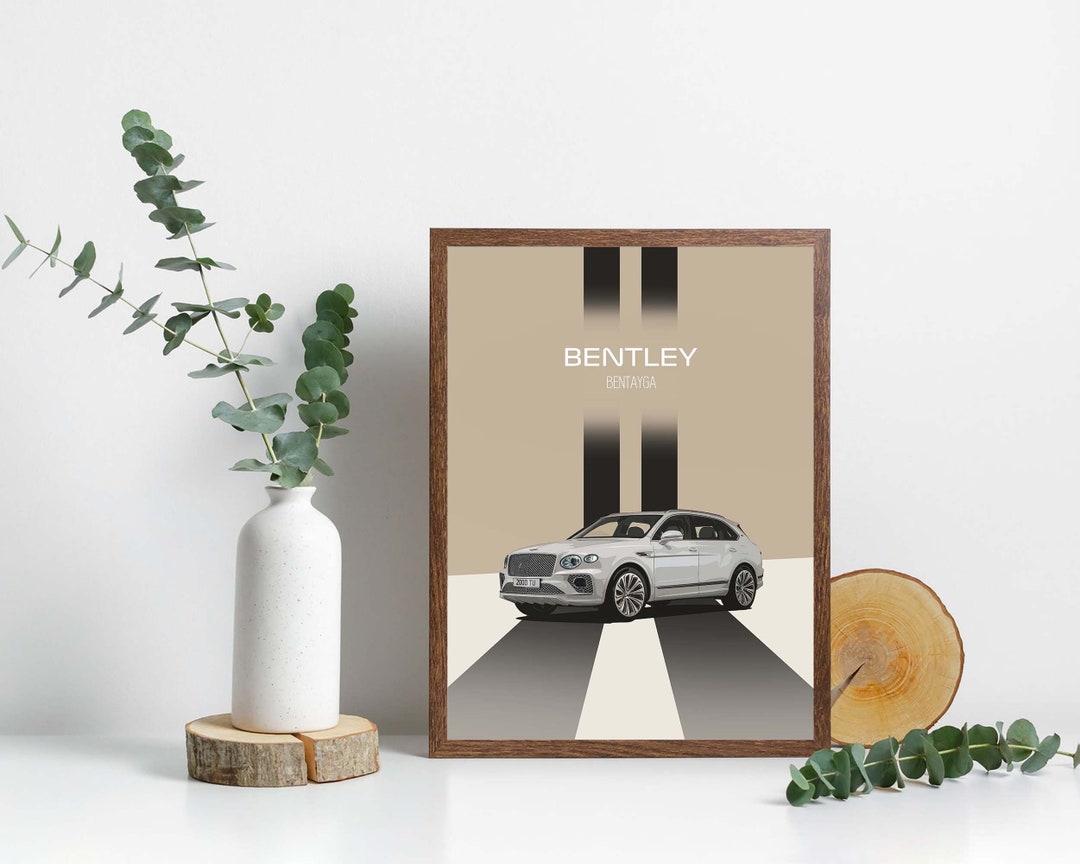 Bentley Bentayga Wall Art, Printable Bentley Poster, Downloadable ...