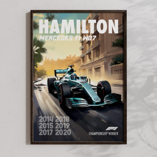 Lewis Hamilton - Etsy