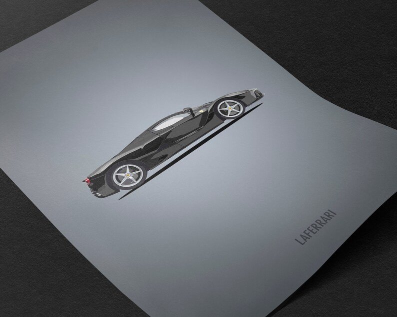 Ferrari Laferrari Wall Art Printable Ferrari Poster - Etsy