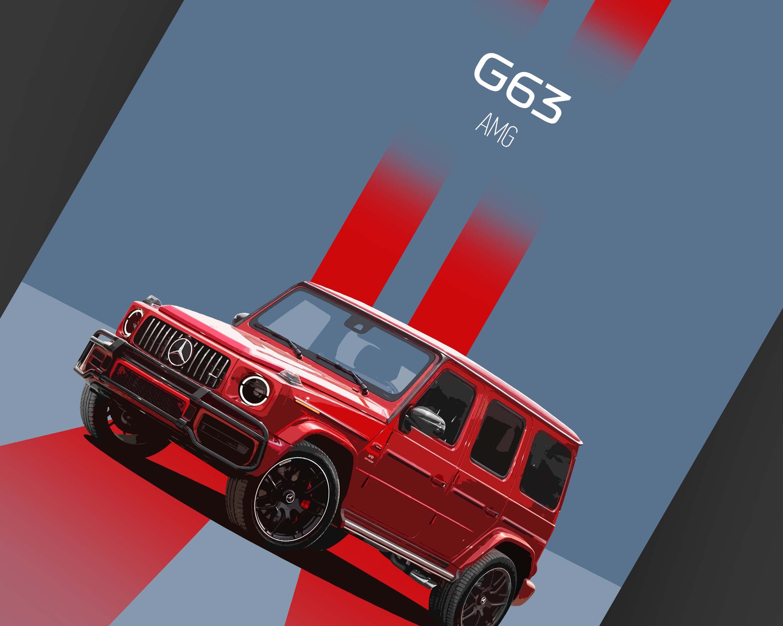 Printable Mercedes Benz G63 AMG Poster, Mercedes Wall Art, Military Car ...