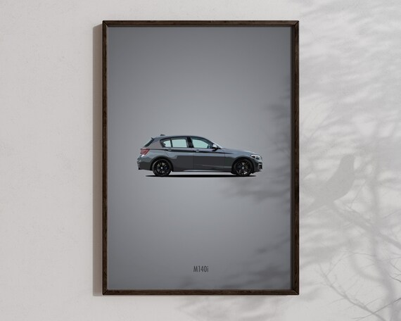 Printable BMW M140i Wall Art BMW M135i Poster Sports Car Accessories BMW 1 Series Decoration Etsy