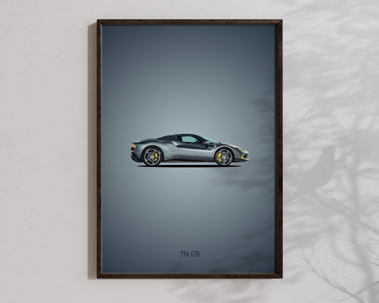 Ferrari 296 GTB Wall Art, Printable Ferrari Poster, Downloadable Super ...