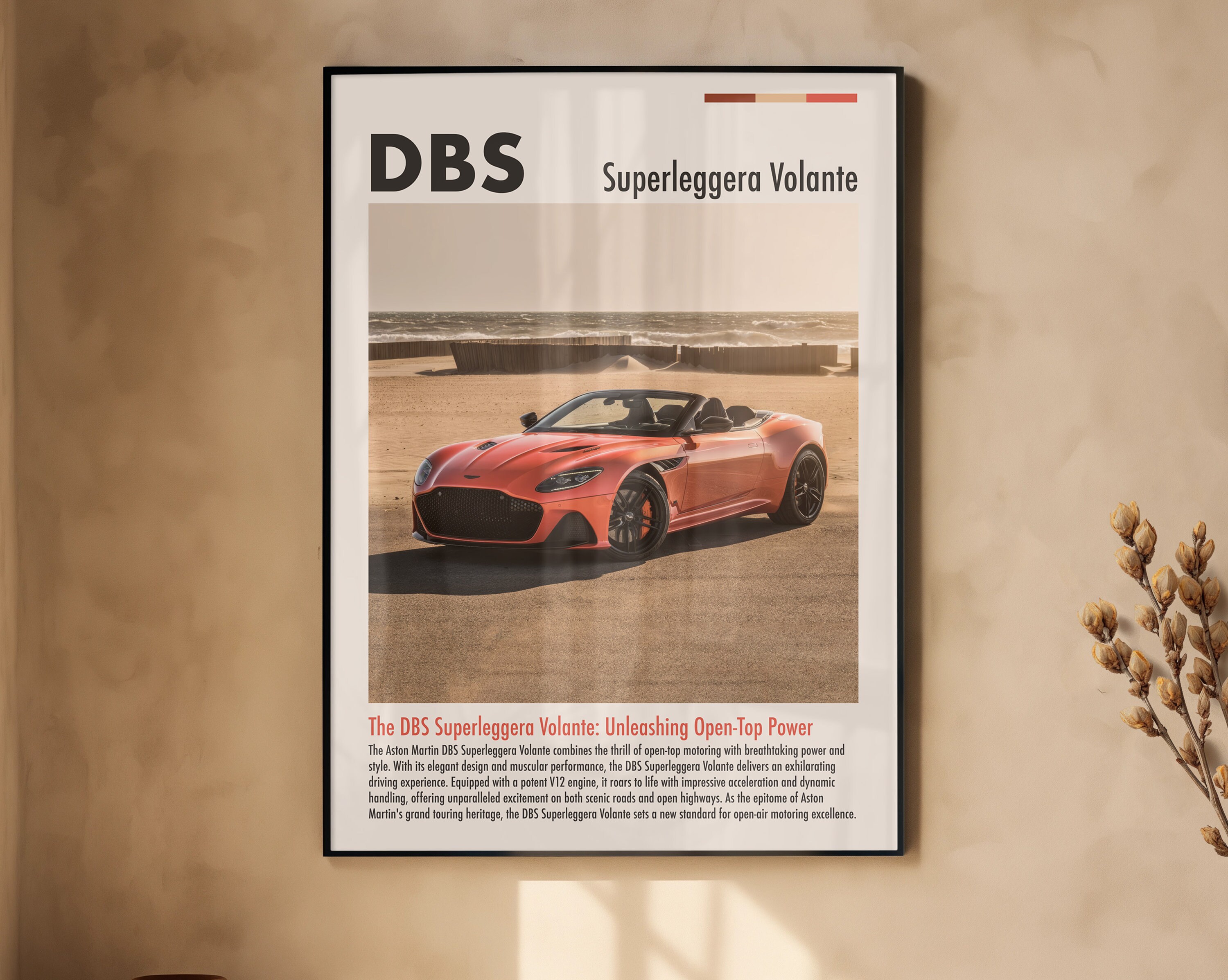 Aston Martin DBS Poster Cool Race Car Wall Art Fast Racing Cars Prints ...