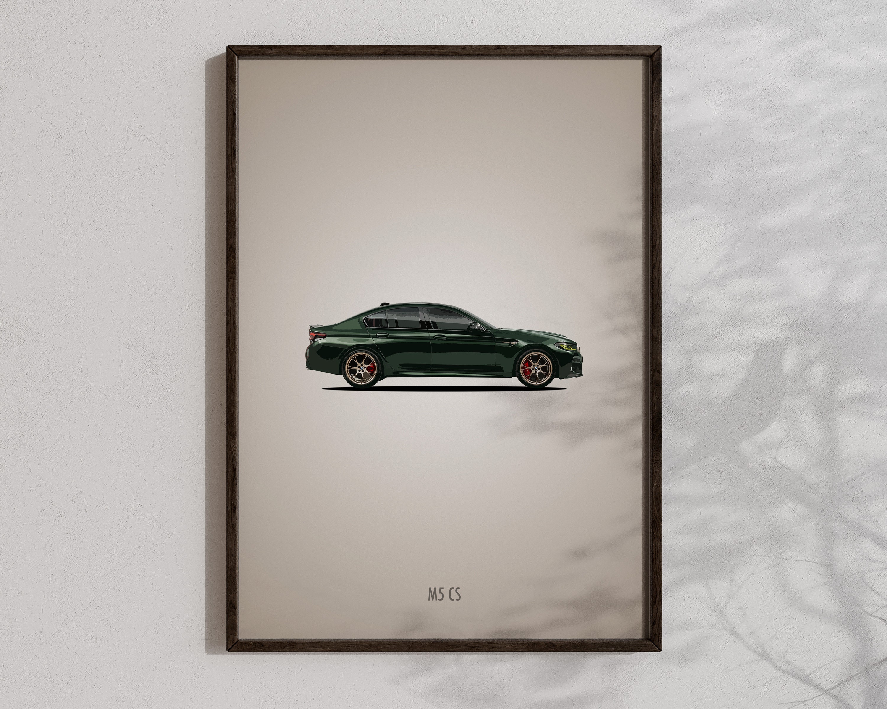 BMW M5 CS Wall Art | Printable BMW M5 Poster | Sports Car Decoration ...