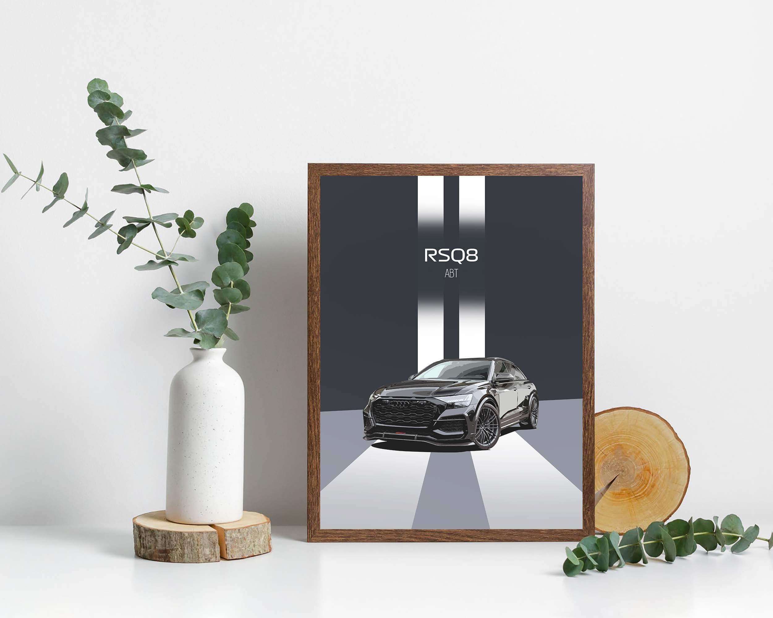 Póster Audi RSQ8 imprimible, arte mural Audi RSQ8, arte mural de ...