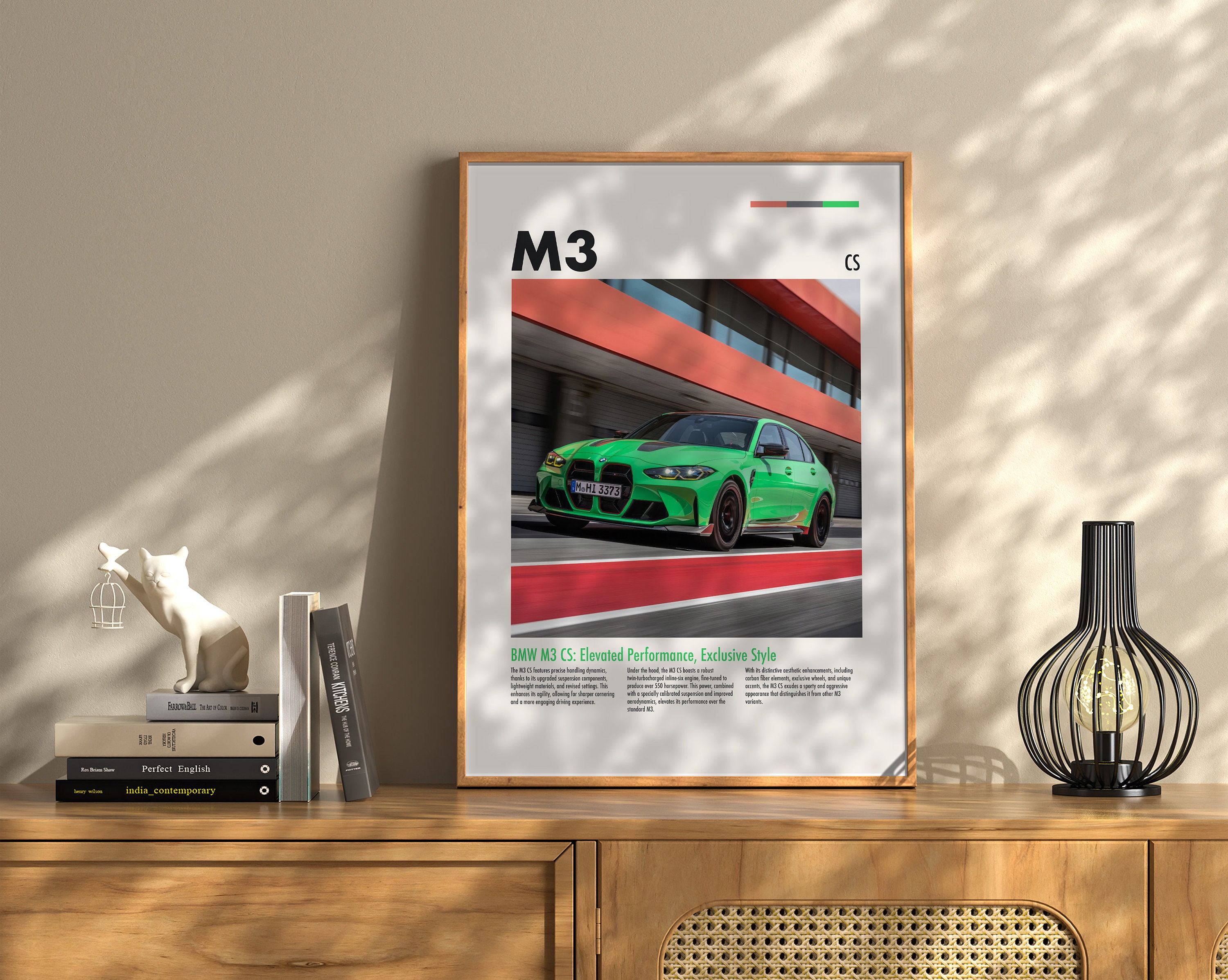 BMW M3 CS Poster Cool Sports Car Decoration Cool Cars Prints Digital ...
