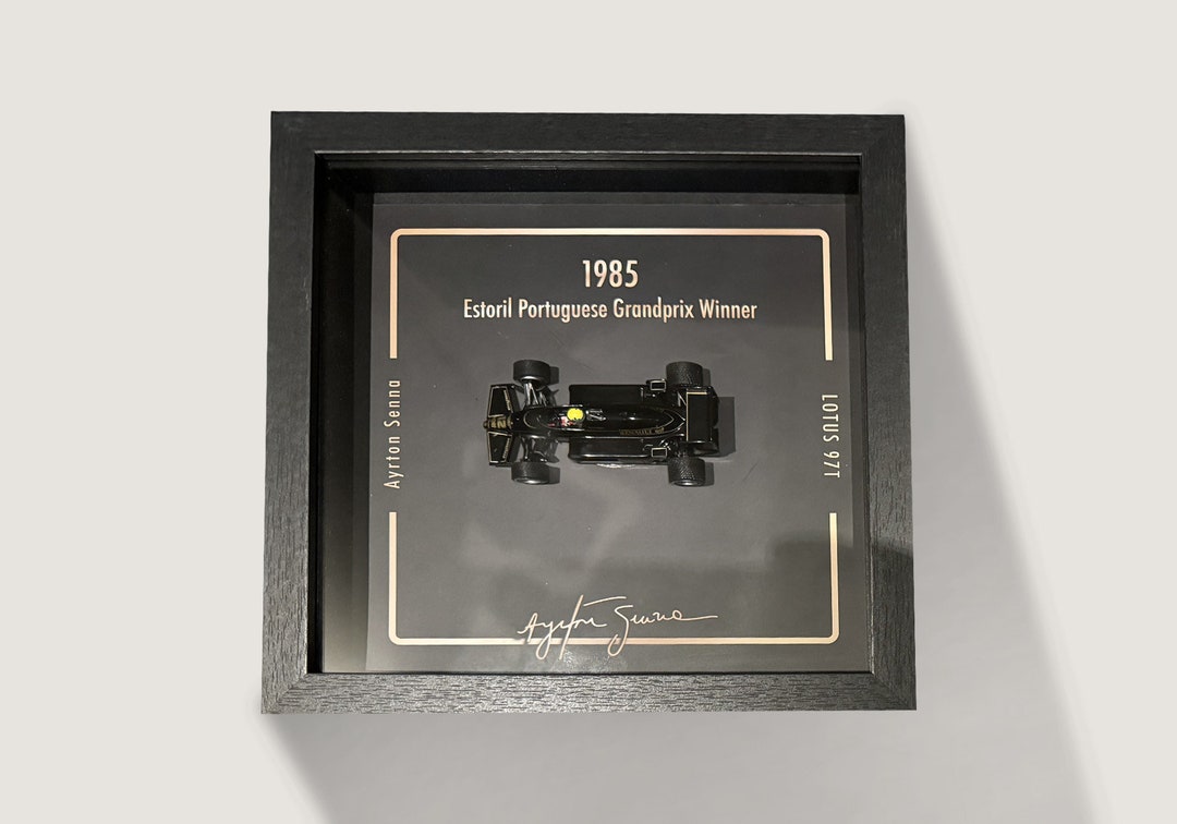 Ayrton Senna Framed Artwork Lotus 97T Wall Art 3D Formula 1 Decoration ...