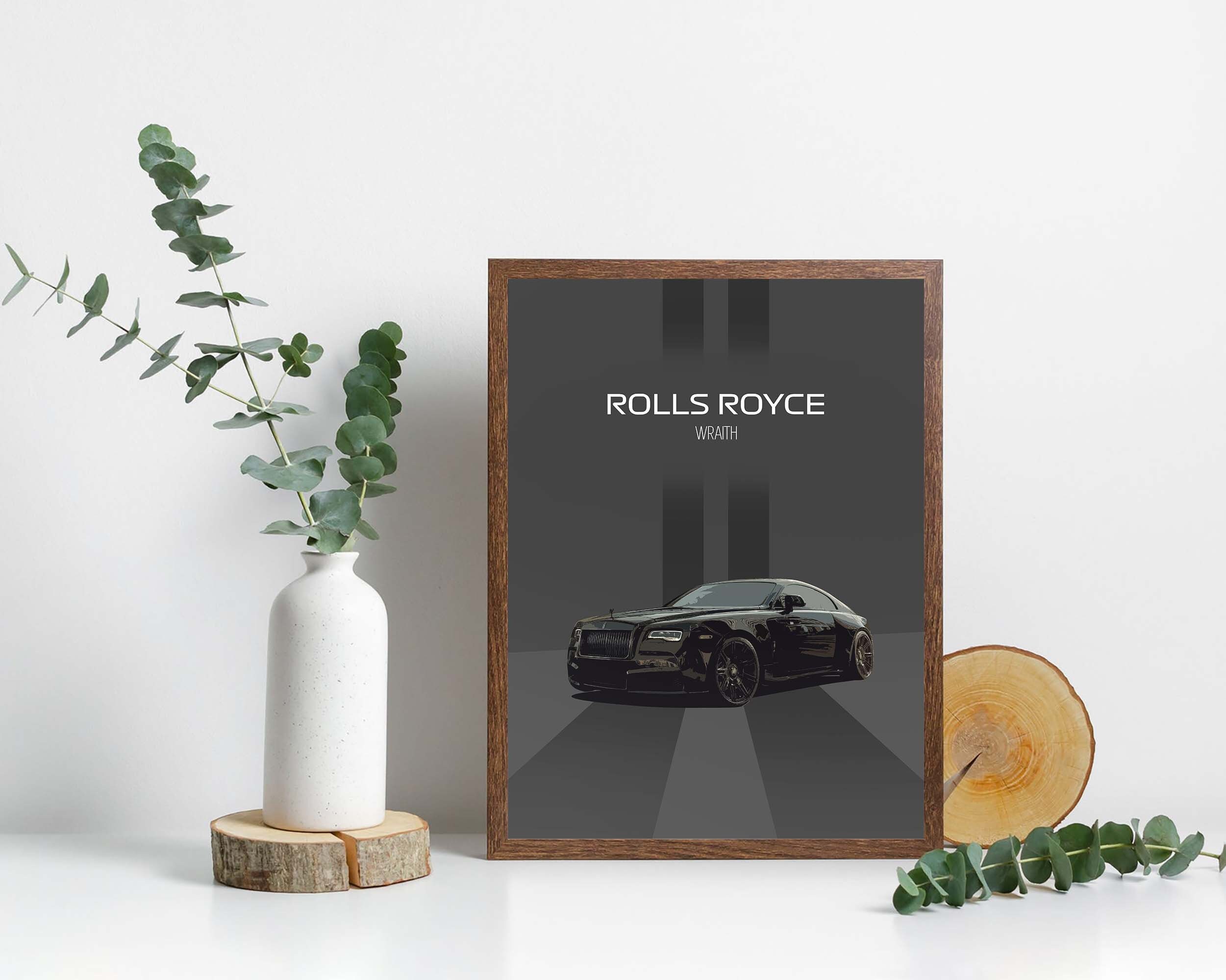 Rolls Royce Wraith Wall Art, Rolls Royce Poster, Printable Rolls Royce ...