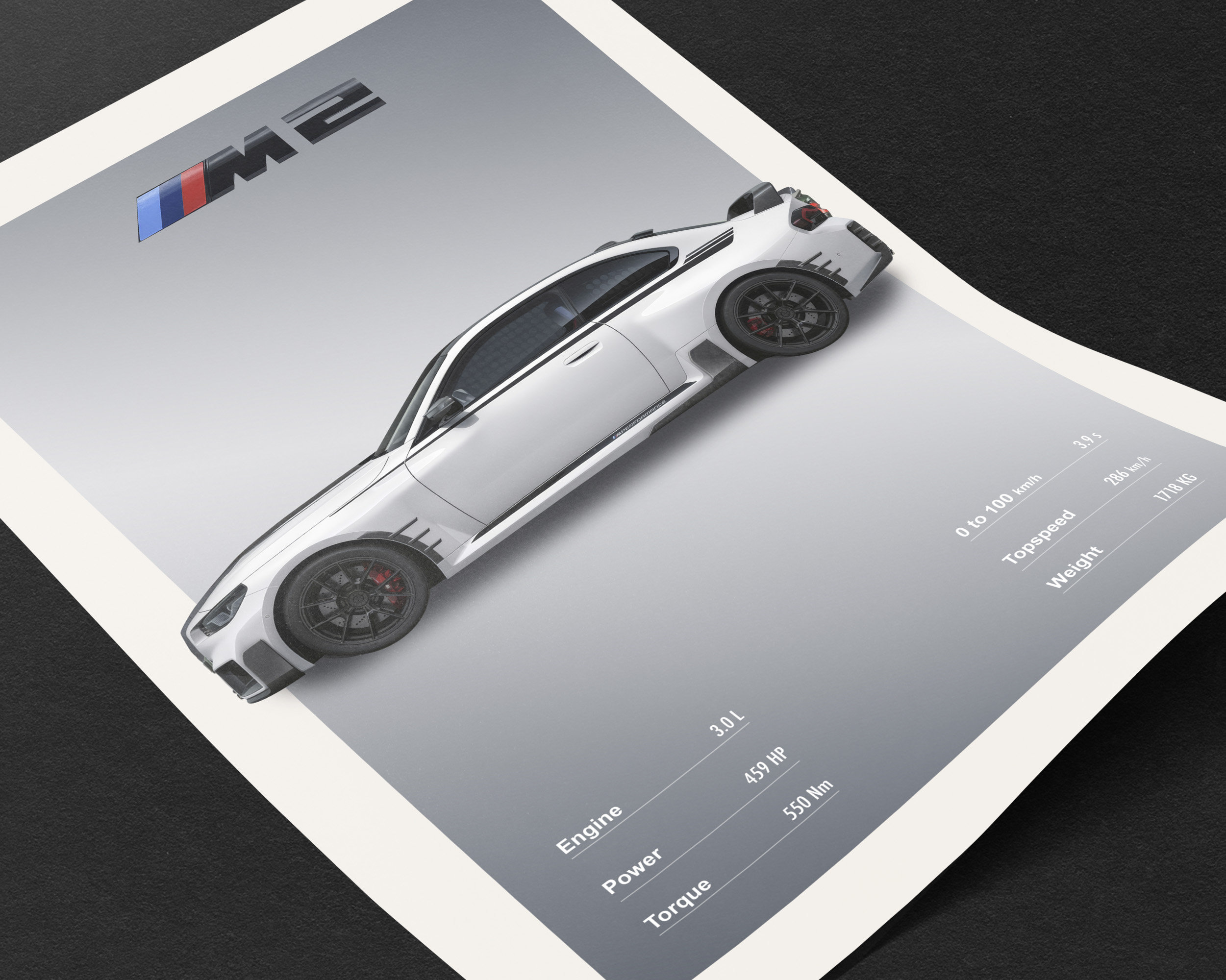BMW M2 Competition Poster Downloadable Bimmer Print Aesthetic M ...