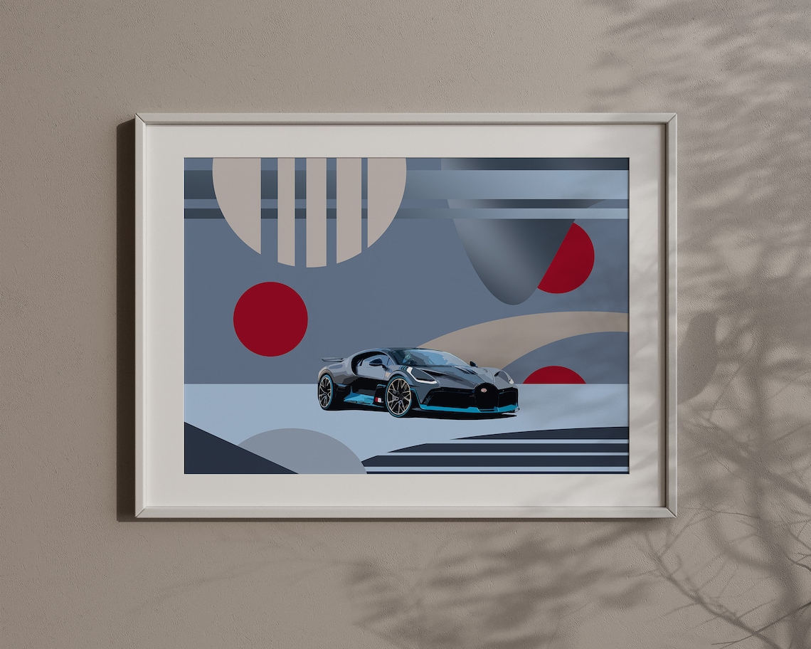 Bugatti Divo Posters, Printable Bugatti Wall Art, Hyper Car Decoration ...