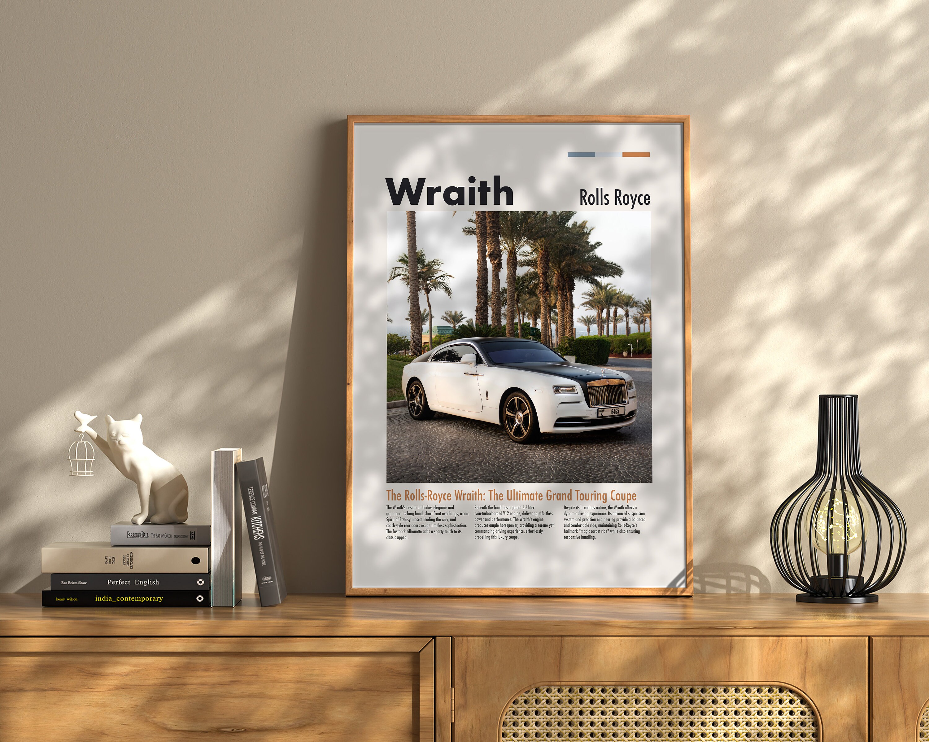 Rolls Royce Wraith Poster Luxury Car Wall Art Cool Sports Cars Prints ...