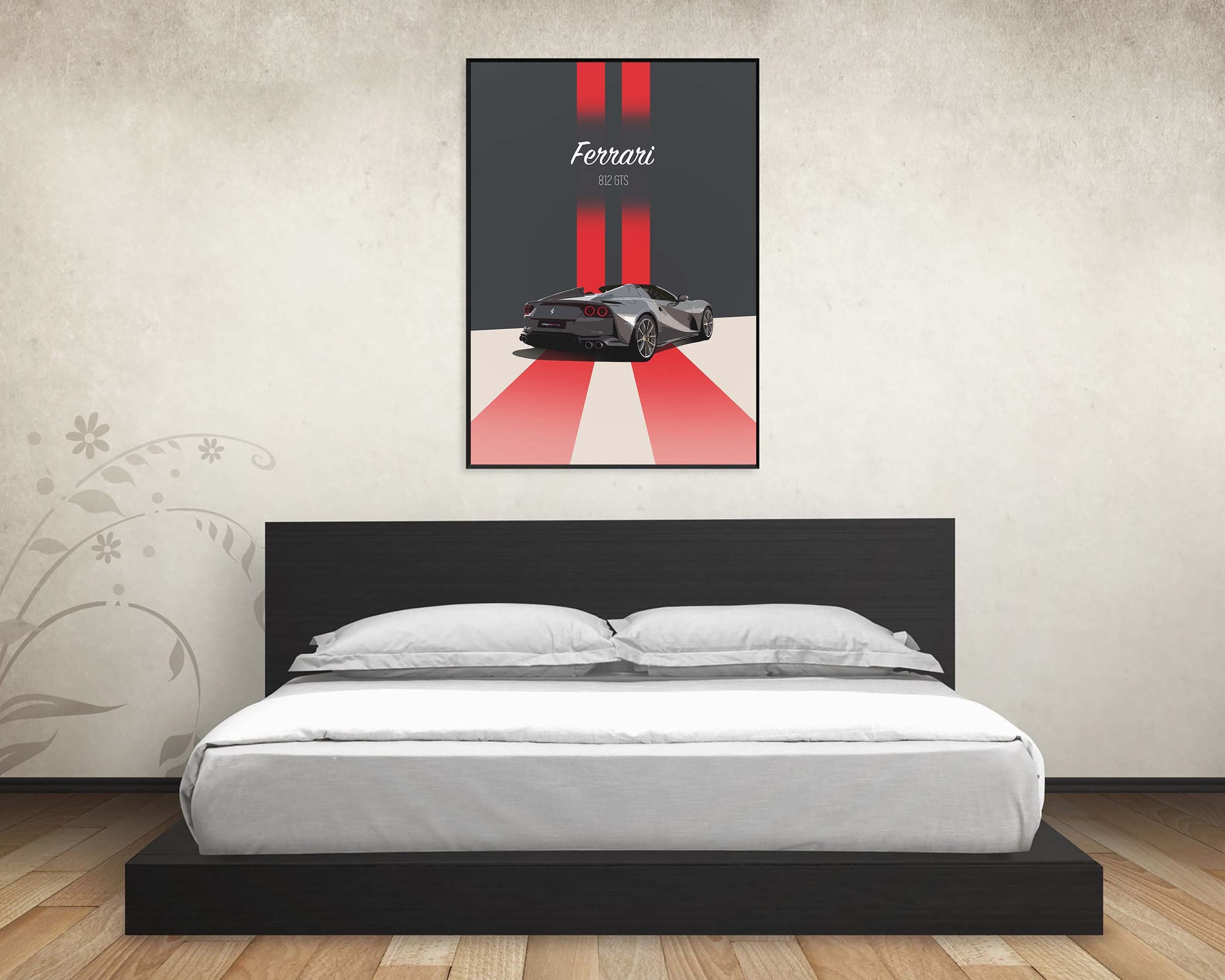 Ferrari 812 Wall Art, Ferrari Poster, Sports Car Wall Art, Super Car ...