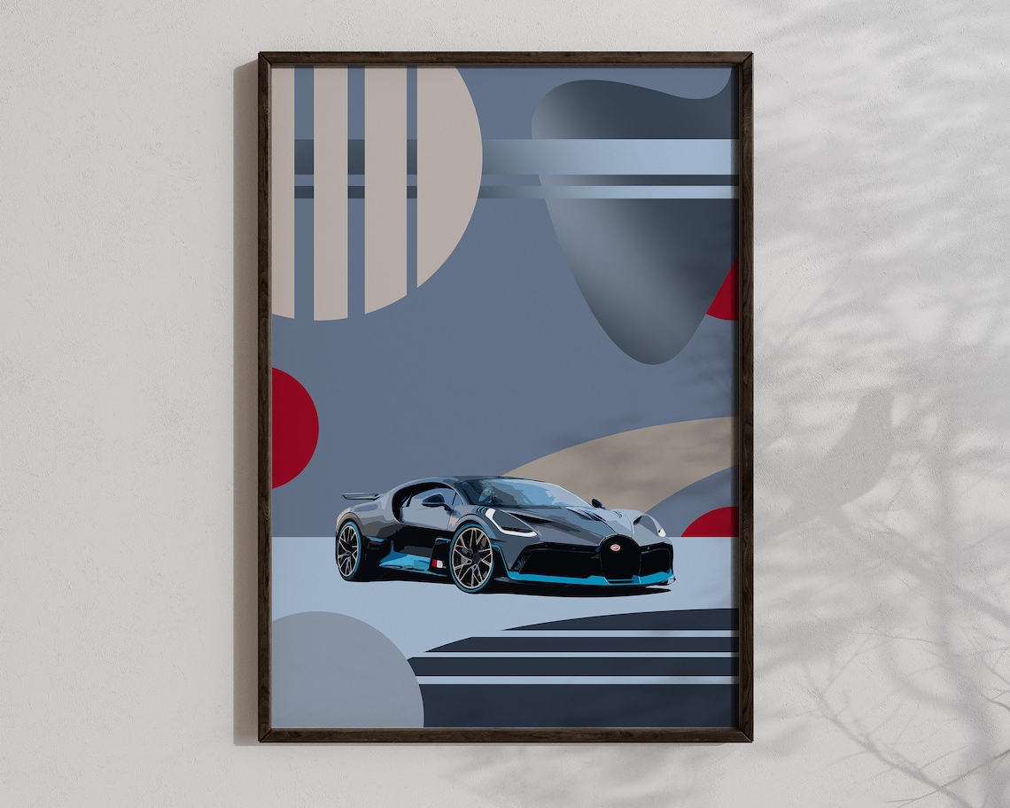 Bugatti Divo Posters, Printable Bugatti Wall Art, Hyper Car Decoration ...